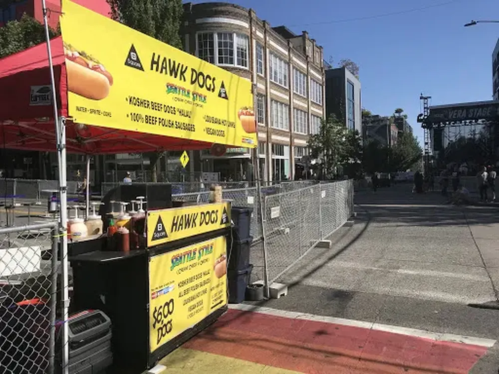 Hawk Dogs Hot Dog Stand in Seattle - Food Stand in Seattle